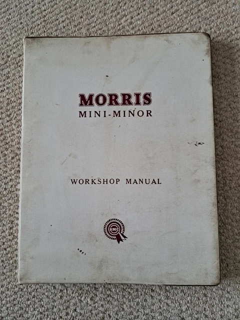 MORRIS MINI MINOR & Mini Cooper Workshop Manual From The 1960s £15.00 ...