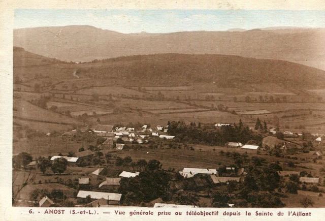 CARTE ANOST VUE générale prise au téléobjectif depuis la Sainte de l'Aillant EUR 3,45 - PicClick FR