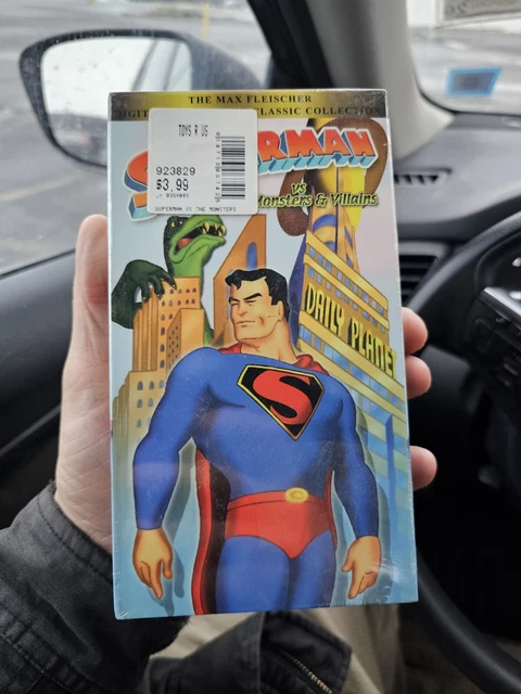 SUPERMAN VS. THE Monsters & Villains Cartoon VHS Video £4.70 - PicClick UK