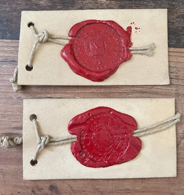 CACHET A LA cire ancien ROI des Belges Courrier diplomatique Ambassade ...