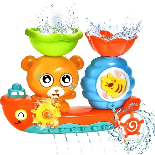 BABY BATH TOY Water Spray Set Monkey Model Fountain Fun Bathtub ...