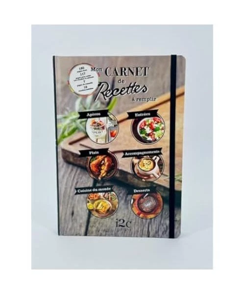 MON CARNET DE recette à remplir: Nouveaux repas, Denizot, Mélanie ...