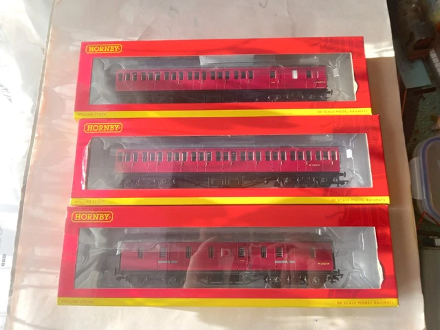 3 HORNBY BR Coaches - Passenger Brake - 3rd Class - 3rd Brake £90.00 ...