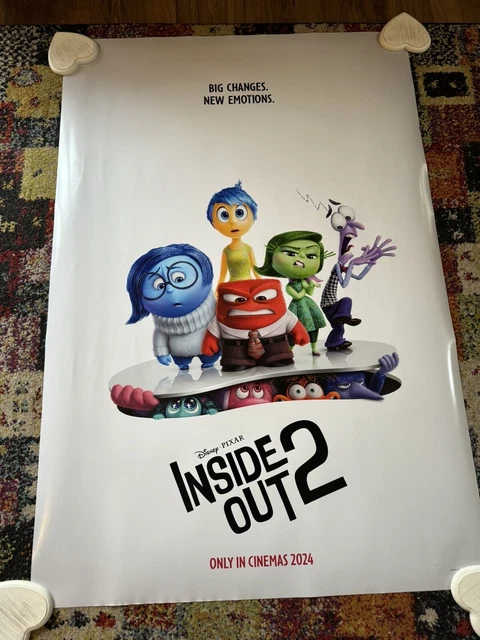 INSIDE OUT 2 Disney - Pixar Official Cinema Quad Poster EUR 5,79 ...