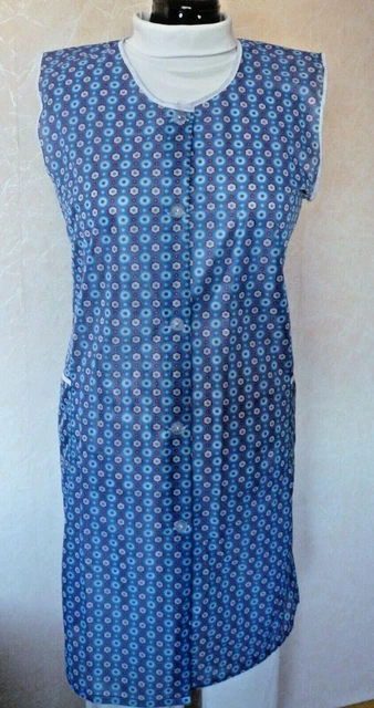 KITTELSCHÜRZE, KITTEL, DEDERON-KITTEL, Nylon-Kittel, Hauskleid, Vintage ...