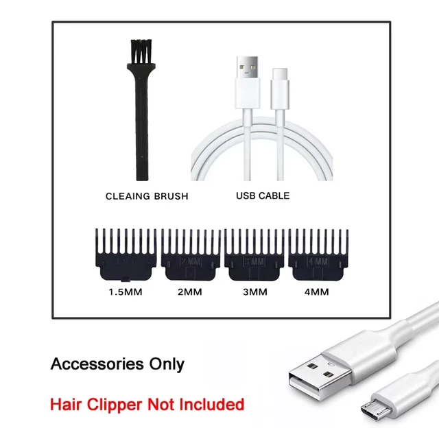 T9 ELECTRIC HAIR Clipper for Men Professional Rechargeable Hair Cutting ...
