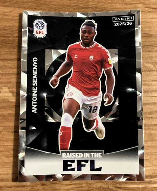 PANINI EFL 2025/26 Sticker - Antoine Semenyo Raised In The EFL Cracked ...