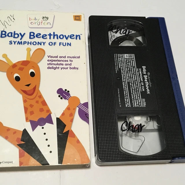 WALT DISNEY BABY Einstein - Baby Beethoven VHS Tape 2002 Symphony Of ...