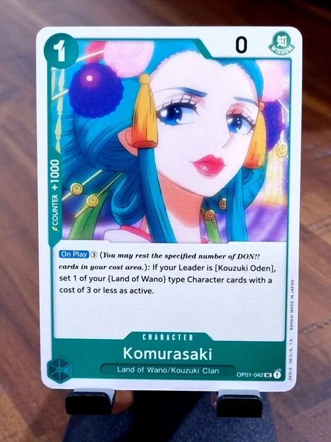 KOMURASAKI OP01-042 UC - One Piece Card Game - Romance Dawn $1.00 - PicClick AU