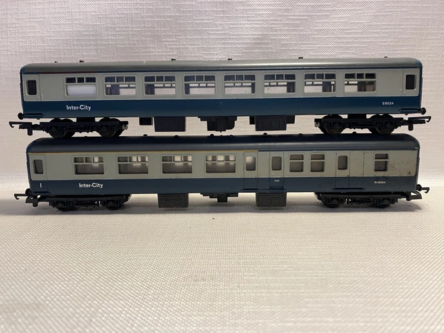 LIMA 2 X MK1 BR INTERCITY COACHES 1st / 2nd CLASS BLUE / GREY 'OO ...