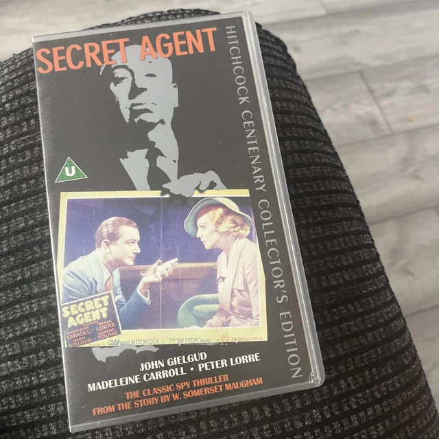 SECRET AGENT VHS - Hitchcock Centenary Collectors Edition - Carlton ...
