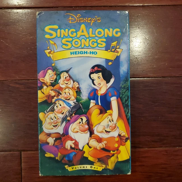 DISNEYS SING ALONG Songs - Snow White: Heigh-Ho (VHS, 1994) $6.87 ...