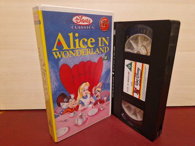 ALICE IN WONDERLAND - Walt Disney - PAL VHS Video Tape (H112) £1.99 - PicClick UK