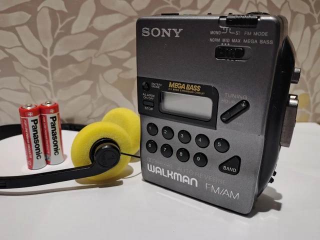 SERVICED SONY WALKMAN WM-FX43 DOLBY B NR Auto Reverse Cassette Player ...