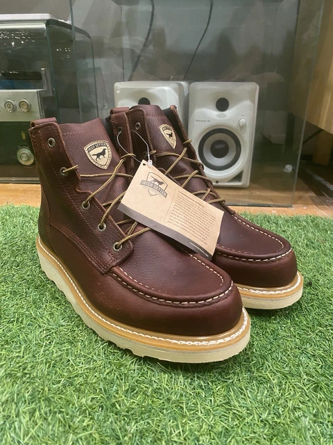 IRISH SETTER ASHBY Men 6 Inch Soft Toe Brown Work Boot - 83605 New size ...