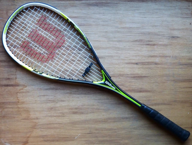 RAQUETTE DE SQUASH - WILSON Hyper Titanium X-Five - Utilisée - EUR 10 ...