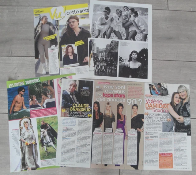 LINDA EVANGELISTA TOP Model Lot Articles Photos Coupure presse Clipping ...