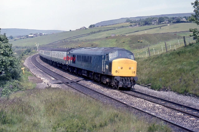 ORIGINAL 35MM SLIDE BR Class 45 no.45129 at Diggle +rights for use £1. ...