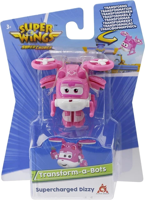 SUPER WINGS MISSION Teams Transform a Bots Supercharged DIZZY 3+ Pink ...