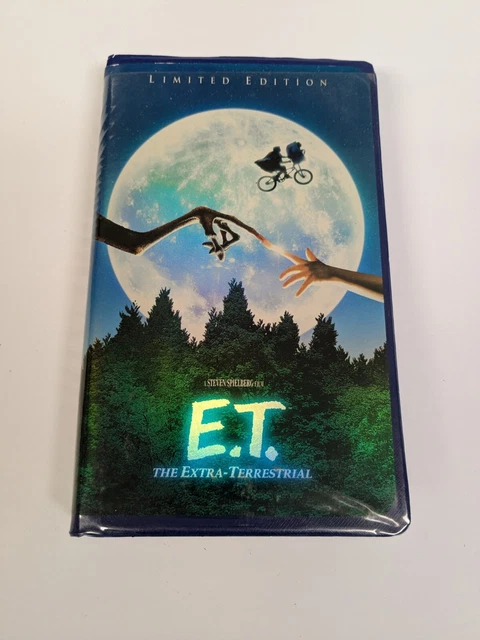 E.T. THE EXTRA-TERRESTRIAL VHS 2002 20th Aniv Limited Edition Clamshell ...