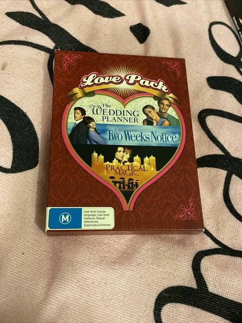 LOVE PACK DVD Set - The Wedding Planner / Two Weeks Notice /Practical ...