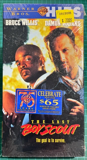 THE LAST BOY Scout ( VHS 1998 ) Starring Bruce Willis, Damon Wayans £3. ...