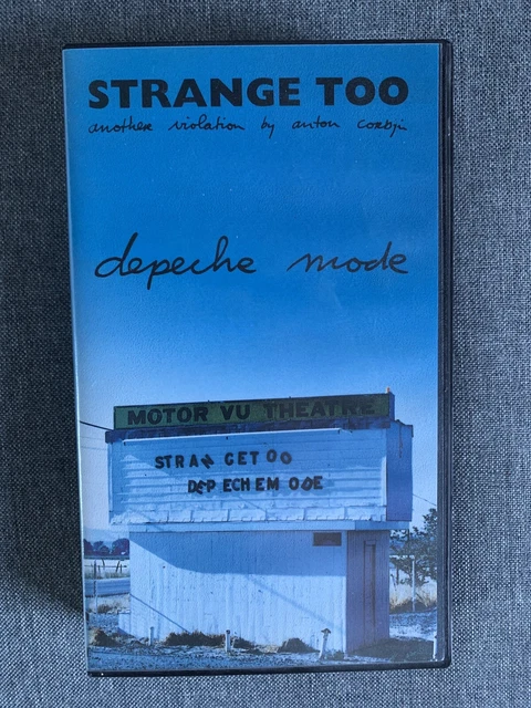VIDÉO VHS MUSIQUE Depeche Mode - Strange Too Vidéo Cassette Gahan ...