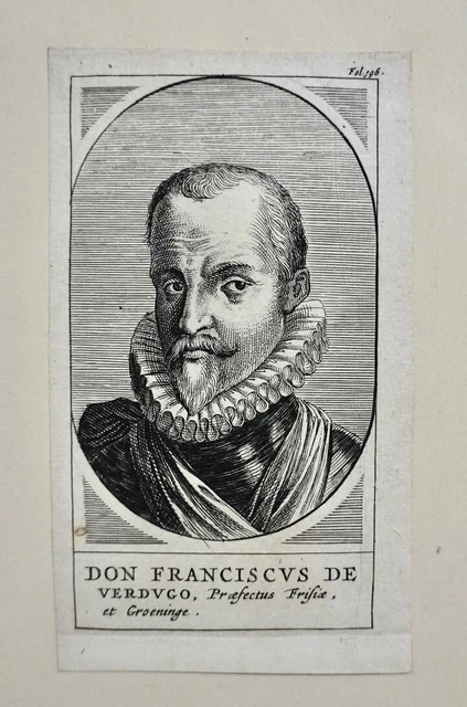 DON FRANCISCUS DE VERDUGO, Portrait, gravure 19 eme . EUR 45,00 ...