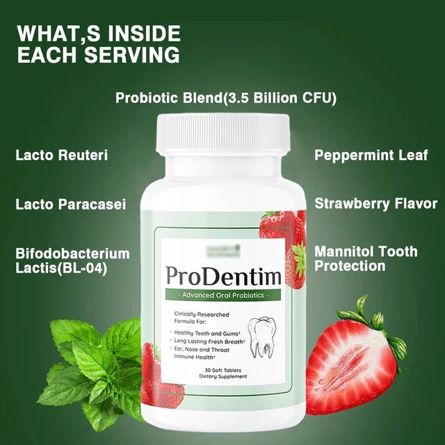 PRODENTIM - ADVANCED Oral-Probiotics-Formula,-Improve-Teeth Gums Bad ...