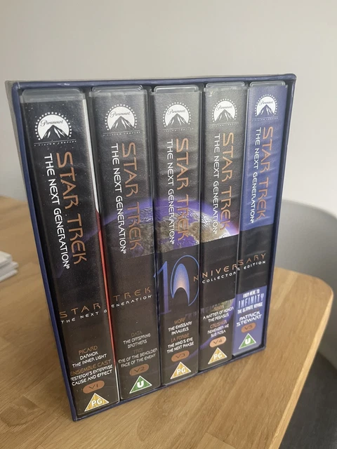 STAR TREK THE Next Generation 10th Anniversary Collectors Edition Vhs ...