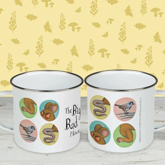 THE GRUFFALO'S CHILD 'The Big Bad Mouse' Enamel Mug £9.99 - PicClick UK