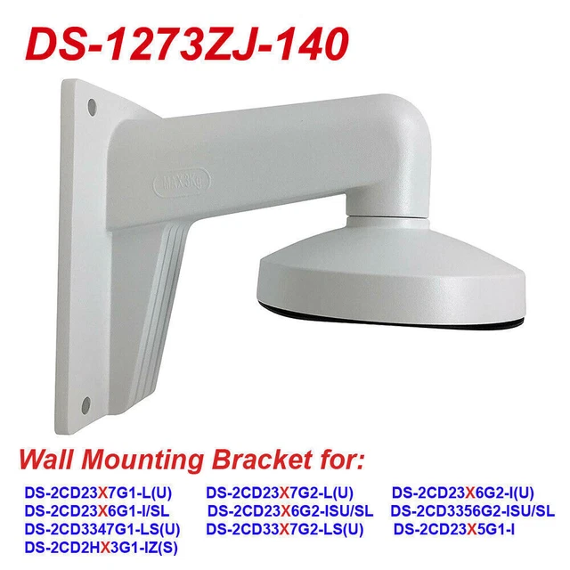 ORIGINAL HIKVISION DS-1273ZJ-140 Wall Mount Arm Bracket for Select Dome ...