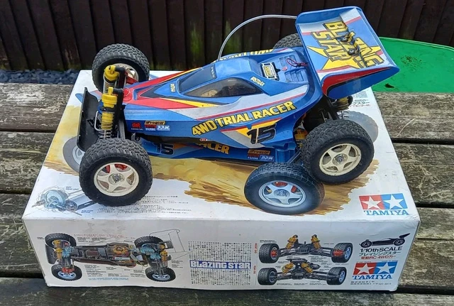 VINTAGE TAMIYA FASTRAX Blazing Star 4wd RC Trial Racer Rennauto EUR 103 ...