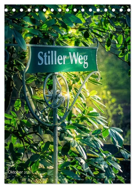 DIE STILLEN MOMENTE im Ohlsdorfer Friedhof (Tischkalender 2026 DIN A5 ...