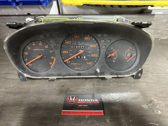 HONDA CIVIC EK4 VTI Orange Pre Facelift Speedo Cluster Clocks Ej9 Ek3 ...