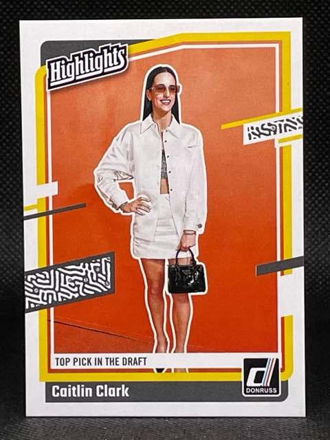 CAITLIN CLARK 2024 Panini Caitlin Clark Collection H15 Highlights Draft ...