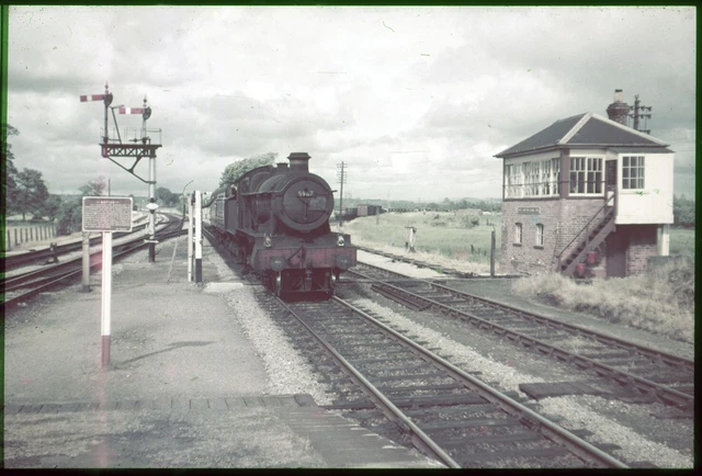 ORIGINAL RAILWAY COLOUR Slide Holt Jct Station Nr Devizes 5967 ...