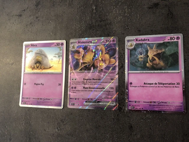 CARTES POKÉMON ABRA, KADABRA /ALAKAZAM EX 050 PROMO FR NEUF EUR 3,00 ...