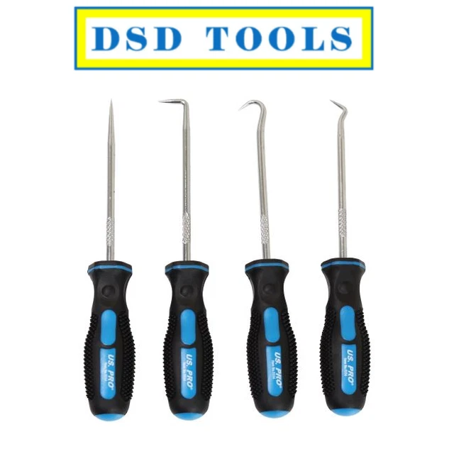 US PRO TOOLS 4pc Short Mini Pick & Hook Set 5034 £4.90 - PicClick UK