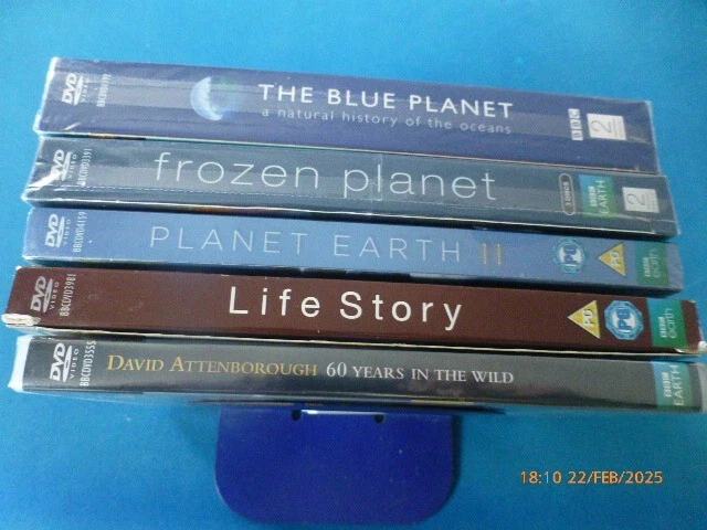 5 DAVID ATTENBOROUGH Nature Series DVD bundle £15.02 - PicClick UK
