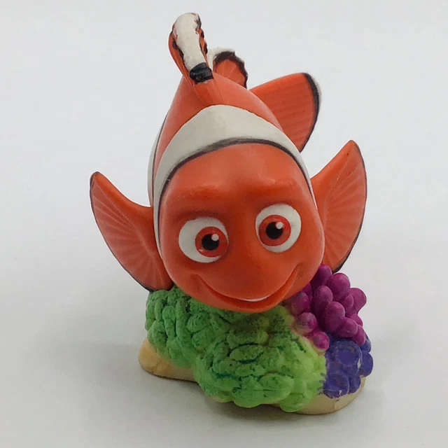 DISNEY PIXAR FINDING Nemo Figurine Clown Fish Mini Figure Pixar Toy ...
