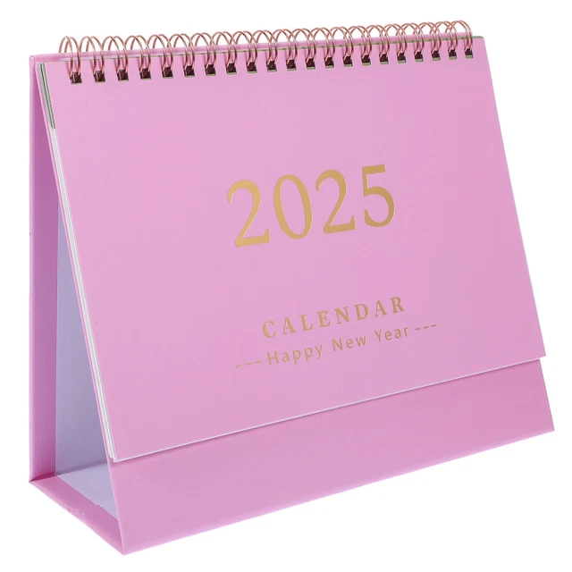 2025 TABLETOP CALENDAR, 2025 Daily Flip Calendar Standing Flip Desktop ...
