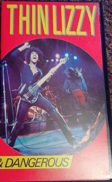 RARE VHS TAPE 'Thin Lizzy Live And Dangerous' £3.84 - PicClick UK