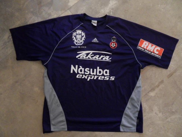 MAILLOT ADIDAS OGC Nice Vintage Floque Lionel Letizi Saison 2005 EUR ...