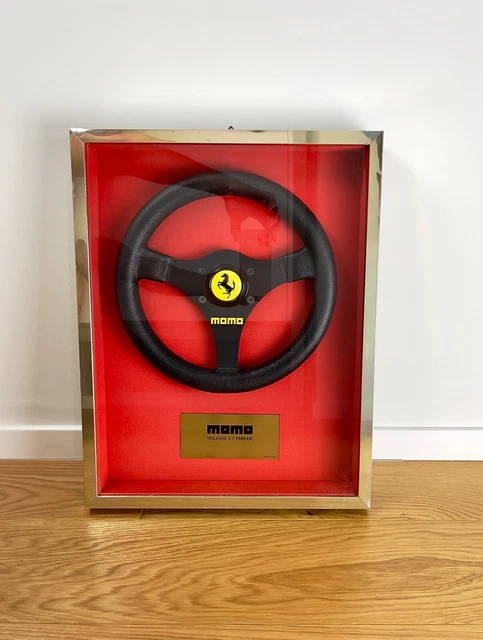 VOLANTE MOMO FERRARI Formula 1 steering wheel 1982 F1 cornice vintage ...