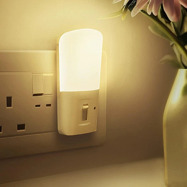 NIGHT LIGHT PLUG in Wall, LOHAS Dimmable Night Lights Dusk to Dawn ...