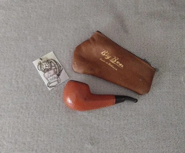 PIPE À TABAC ranger enveloppé de cuir big ben made in Hollande (fumé ...
