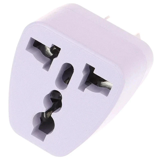 1PCS UK/US/EU UNIVERSAL to AU AUS Australian Power Plug Adapter 2 pin ...