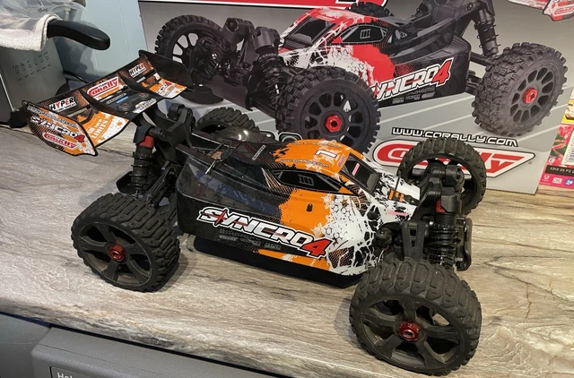 TEAM CORALLY SYNCRO-4 Brushless 4S RC Buggy Orange £280.00 - PicClick UK