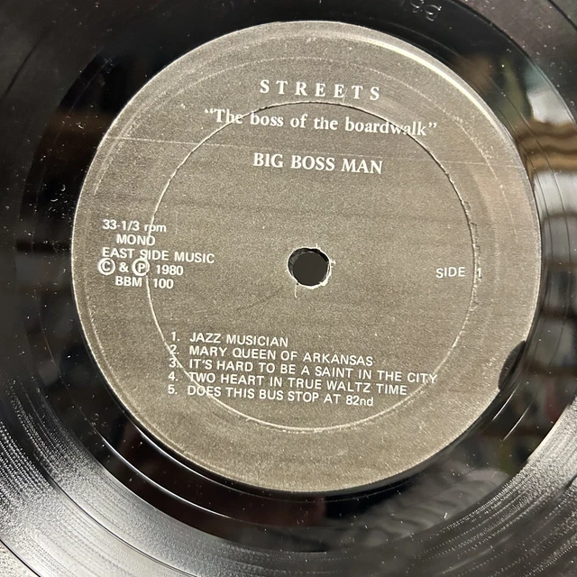 DISQUE VINYLE BRUCE SPRINGSTEEN & THE E STREET BAND The Boss of The ...